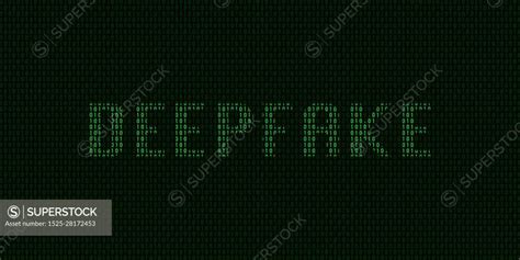 Deepfake Machine Learning Concept With Binary Code In Vector Superstock