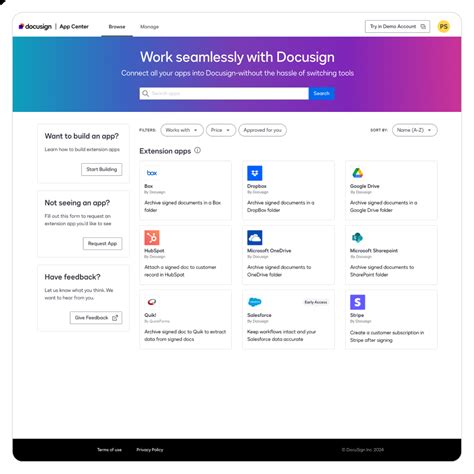 Docusign App Center Docusign