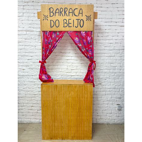 Barraca Do Beijo Balcão Ripado São João Junina