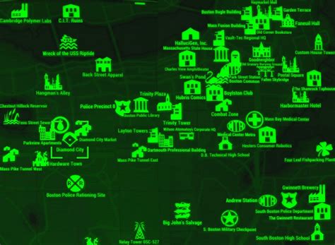 Does Anyone Have A Fallout 4 Map Complete With Location Labels Fo4