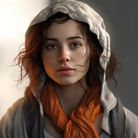 Premium Ai Image Clementine Girl