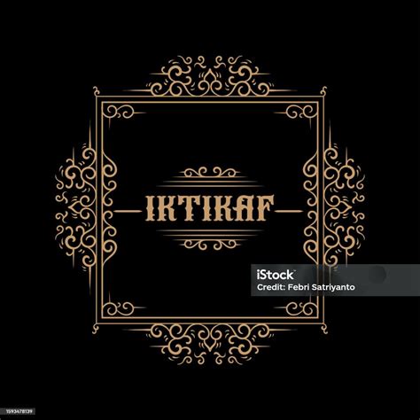 다양한 이슬람 테마 장식품이 있는 고전적인 복고풍 빈티지 로고 디자인 0명에 대한 스톡 벡터 아트 및 기타 이미지 0명 개체 그룹 고급 Istock