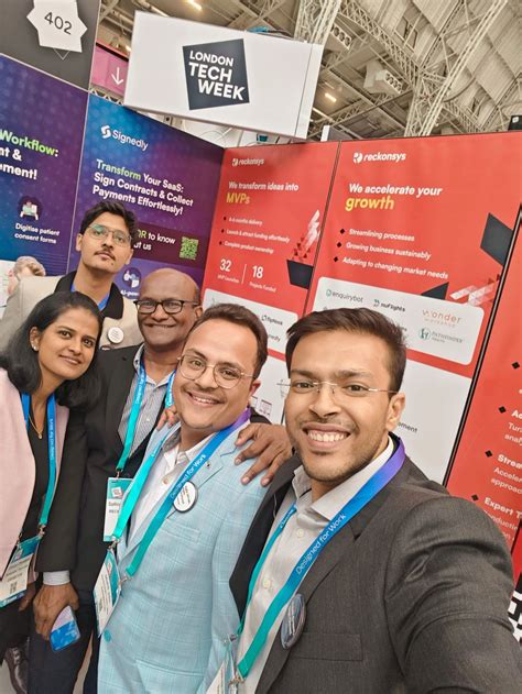 Yash Kashyap On Linkedin Londontechweek Reckonsys Signedly
