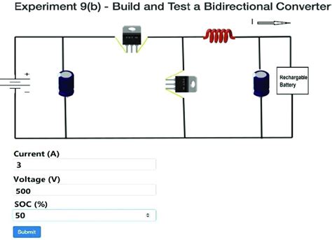 Bidirectional Converter Experiment Interface Download Scientific Diagram