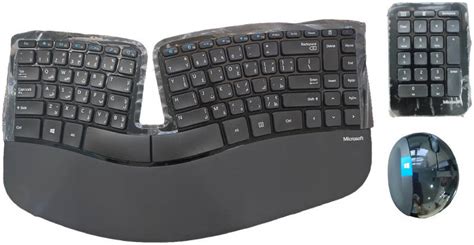 Microsoft Ergonomic Blue Track Technology Keyboard Mouse And Numpad Set Blue Track Technology 4