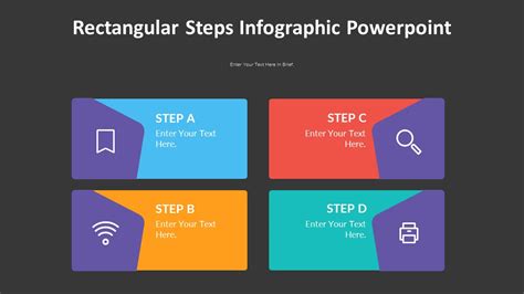 Rectangular Steps Infographic Powerpoint Pptuniverse