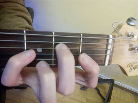 Аккорд Cmaj7 на гитаре аппликатура как зажимать описание