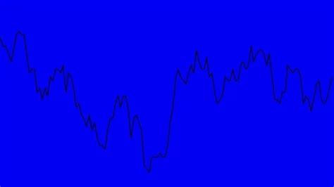 Blue Line Graph On Blue Background Chart Stock Video Pond