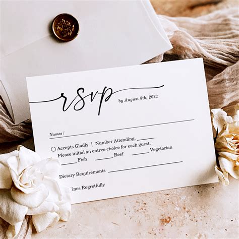 How To Complete Wedding Rsvp Card