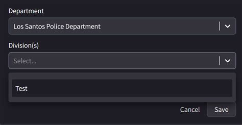 Divisions SnailyCAD Documentation