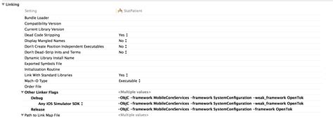 Ios How To Exclude Frameworks In Xcode When Compiling To The