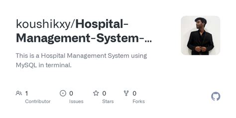 Github Koushikxyhospital Management System Using Mysql This Is A