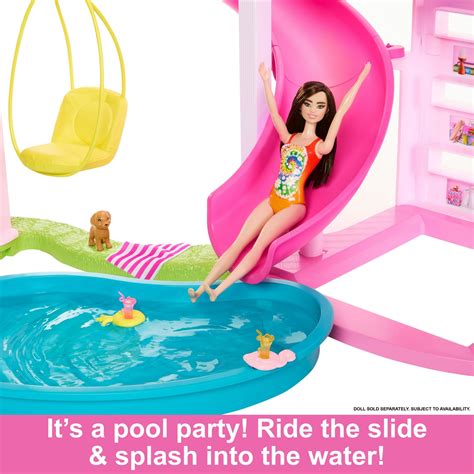 Barbie Dreamhouse Pool Party Doll House And Playset India Ubuy
