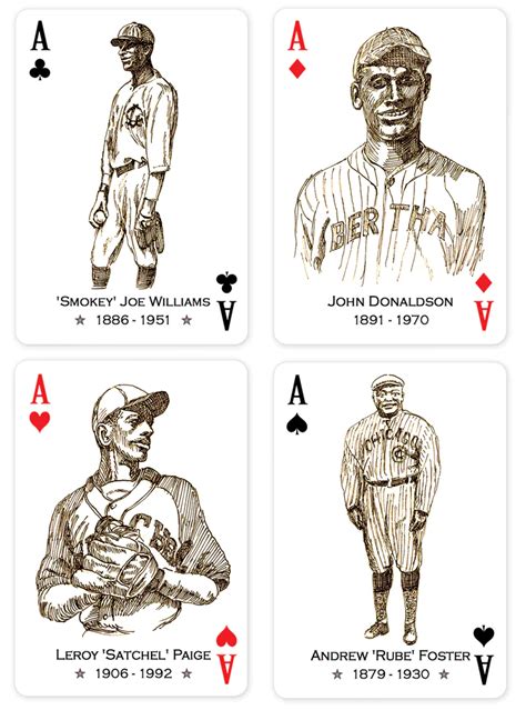 Negro League Baseball Playing Cards Black Books Wholesale