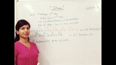 Integer Chapter 1 Class 7 Exercise Part 4 Youtube