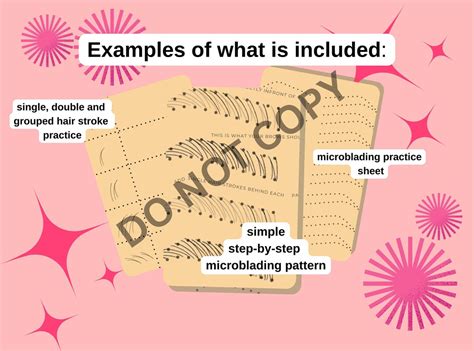 Beginner Microblading Pattern Etsy