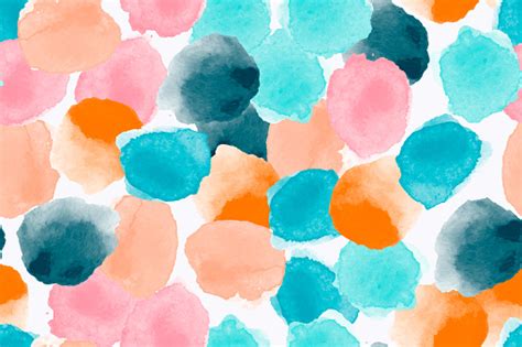 벡터로 만든 다채로운 수채화 모양의 색상 추상적이고 다양한 원활한 패턴 가리기에 대한 스톡 벡터 아트 및 기타 이미지 가리기 기하 도형 다중 색상 Istock