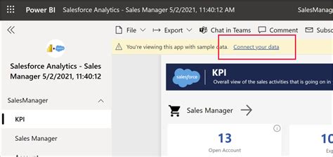 Connect To Salesforce With Power Bi Power Bi Microsoft Learn