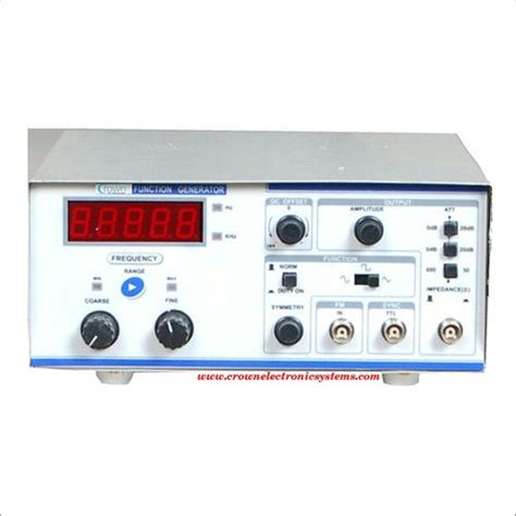 Function Generator With Frequency Counter At Best Price In New Delhi Crown Electronic Systems