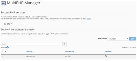 Guide To Change Php Version For Website In Cpanel Basezap