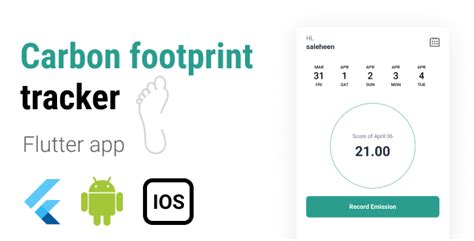 Carbon Footprint Tracker Flutter App Android Ios Flutter Full