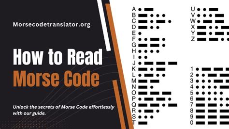 How To Read Morse Code EASY TIPS