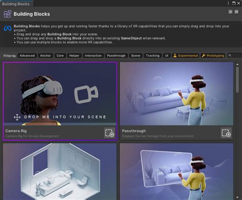 Meta Quest Building Blocks コントローラーを活用したインタラクションの構築