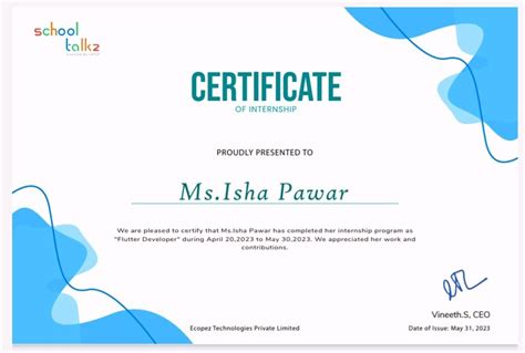 Internship Flutterdevelopment Growth Isha Pawar 23 Comments
