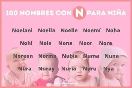 100 Nombres con N para niña origen y significado Poder Mamá