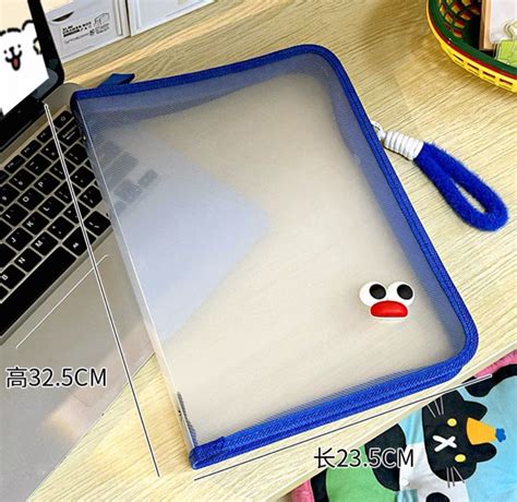 Cute A4 Mesh Zipper File Folder 325cm X 235cm Everything Else