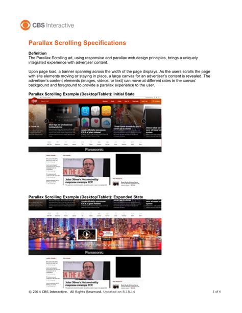 parallax scrolling