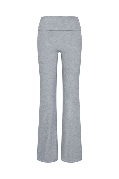 Melrose Flared Legging Heather Grey Flare Legging Flared Heather Grey