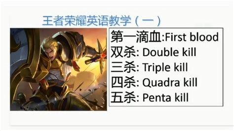 王者荣耀五杀语音英语教学 高清1080P在线观看平台 腾讯视频