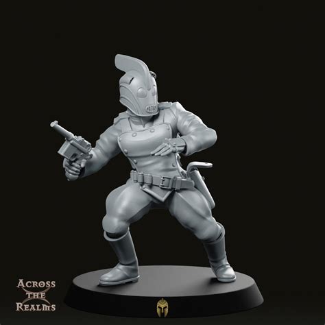 Rocketeer Dynamic Miniature Science Fiction By Across The Realms We