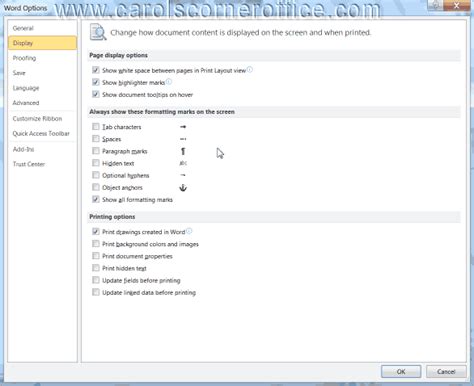 How To Selectively Show Or Hide Non Printing Characters Daves