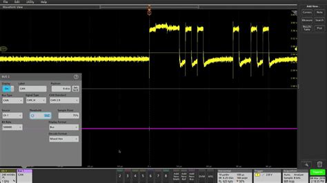 Can Bus Decode And Trigger On The 5 Series Mso Tektronix