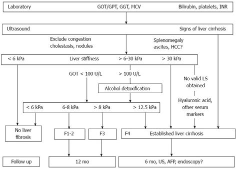 Fibrosis Score Chart Ponasa