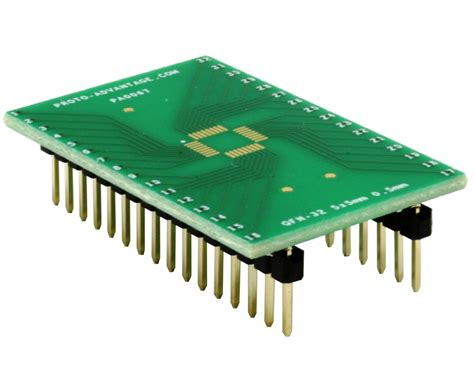 Proto Advantage Lfcsp 32 To Dip 32 Smt Adapter 05 Mm Pitch 5 X 5