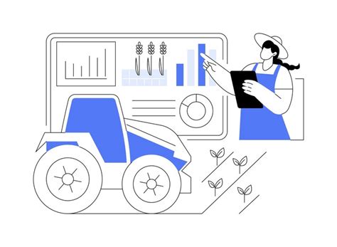 Premium Vector Analytics For Crop Yield Forecast Isolated Cartoon