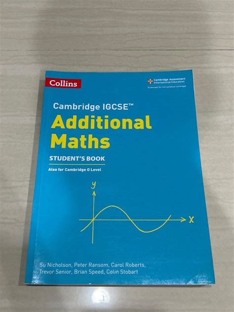 Add Maths Cambridge O Levei Textbook Hobbies And Toys Books And Magazines Textbooks On Carousell