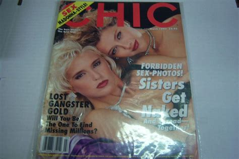 Amazon Com Chic Busty Adult Magazine Sisters Get Naked Together March Chic Everything Else