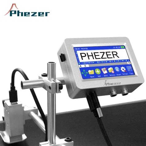 Automatic Online Inkjet Printer Batch Code Printer Plastic Bag Coding