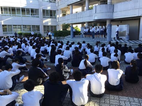 10月 全校集会三田市ホームページ
