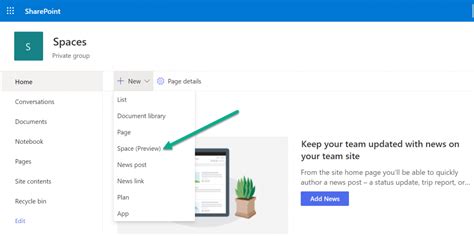 Part 2 Sharepoint Spaces Structures M365 Dev Blog