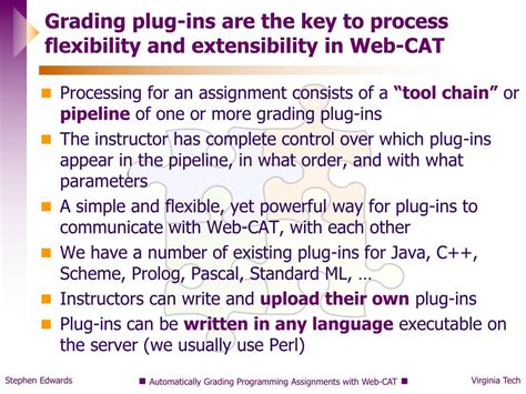 Ppt Automatically Grading Programming Assignments With Web Cat Powerpoint Presentation Id