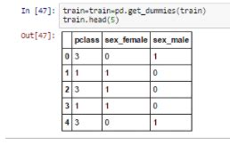 Feature Selection What Would Be The Correct Representation Of Categorical Variables Like Sex