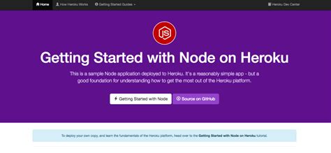 Getting Start Nodejs In Heroku