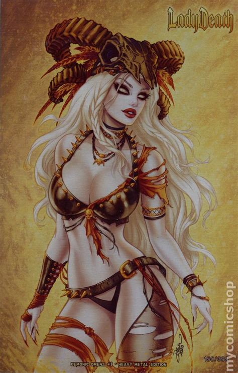 Lady Death Demonic Omens 2024 Coffin Comics Kickstarter Comic Books