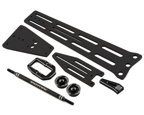 Exotek Racing 2106 3mm Cf Single Wheel Style 22 50 Pro Wheelie Bar Set