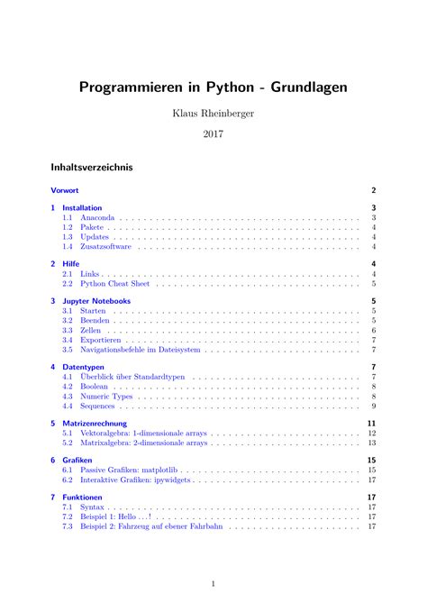 Programmieren In Python Grundlagen